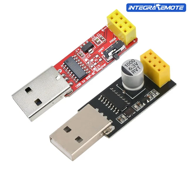 USB TO ESP8266 ESP-01 Serial Wireless Wifi Adapter Module with CH340G ...