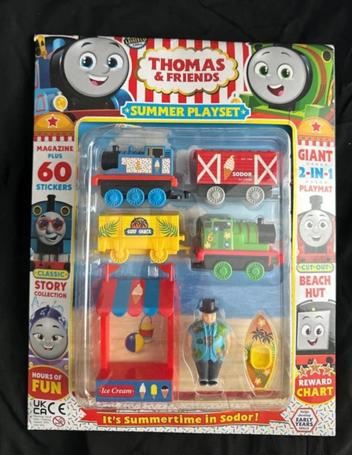 THOMAS & FRIENDS magazine Summer Playset issue 838 7pcs play set £6.00 ...