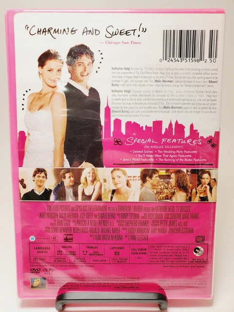 27 DRESSES - DVD - Katherine Heigl - Brand New - Sealed $6.99 - PicClick CA