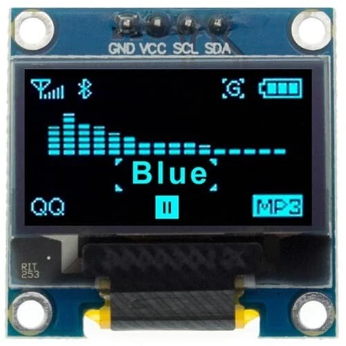 DISPLAY ARDUINO OLED I2C 0.96" IIC Serial 128X64 Blue LCD LED Module EUR 7,40 - PicClick IT