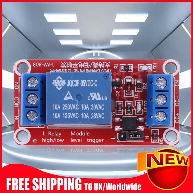 SCUDO SCHEDA MODULO relè 1/2/4/8 canali con isolamento optoaccoppiatore ...