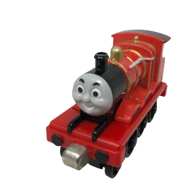 JAMES ENGINE FROM Thomas the Train 2002 Tank Engine Diecast Metal Red ...