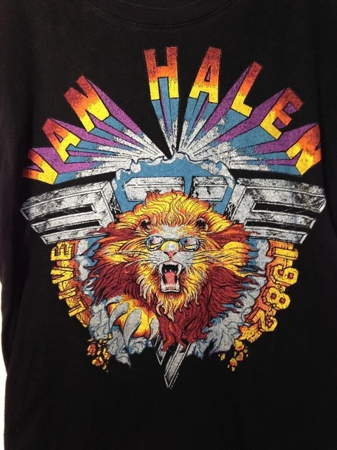 RARE VAN HALEN 1982 Short Sleeve T-shirt S-234XL £16.35 - PicClick UK