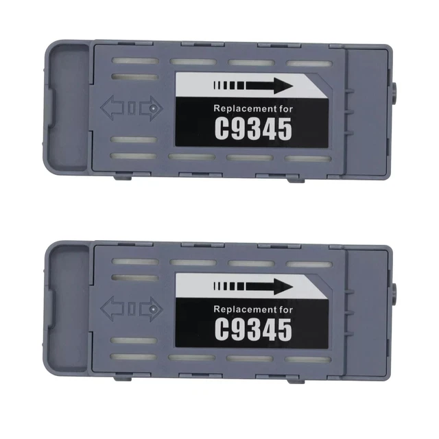 2* C9345 MAINTENANCE Box For Epson EcoTank Pro Printer Waste Ink Pad ...