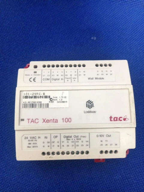 TAC T.A.C XENTA 100 Controls BMS BEMS Schneider £25.99 - PicClick UK