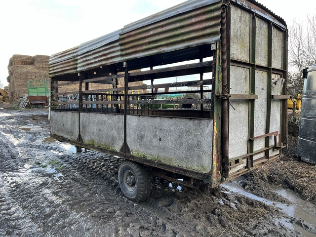 LIVESTOCK TRAILER/TRACTOR TRAILER/FARM trailer/cattle trailer/sheep ...
