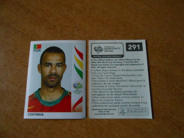 FIGURINA CALCIATORI FIFA World Cup Germany 2006-Portogallo-Costinha-N ... FIGURINA CALCIATORI FIFA World Cup Germany 2006-Portogallo-Costinha-N ...