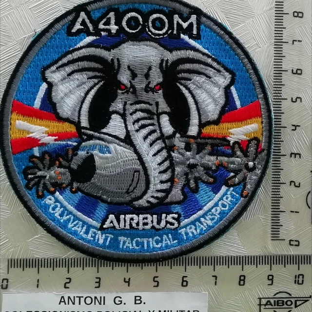 PARCHE BORDADO AIRBUS A400M Polivalent Tactical Transport Ejército Aire ...