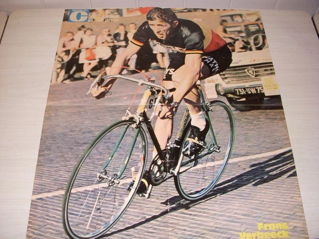 CYCLISME MC183 POSTER VERBEECK CHAMPION BELGIQUE ENCYCLOPEDIE A a Z ...