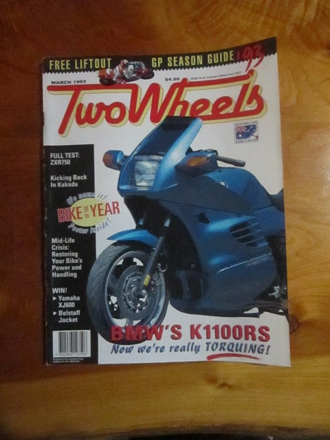 MAGAZINE MOTORCYCLE TWO Wheels March 1993 ** Must See ** EUR 1,84 ...
