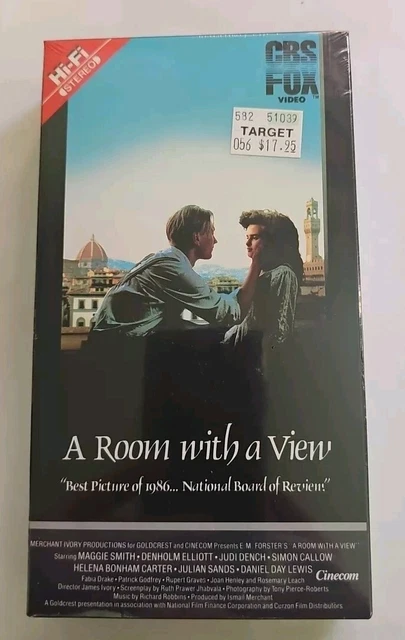 A ROOM WITH A View VHS SEALED Watermarks CBS Fox Maggie Smith Daniel ...