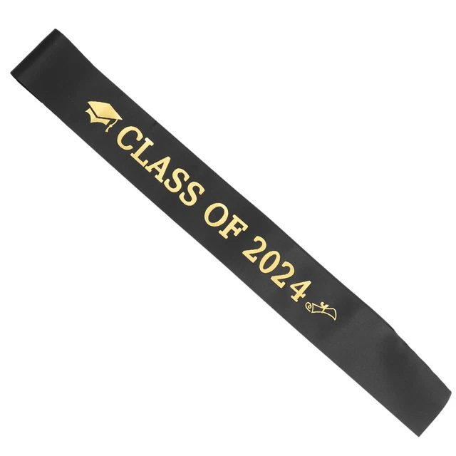 GRADUATION PARTY SASH Senior Sashes Class of 2024 Student Makeup ...