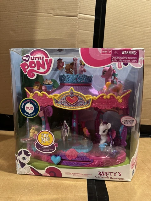 MY LITTLE PONY Rarity's Carousel Boutique Playset $1.00 - PicClick