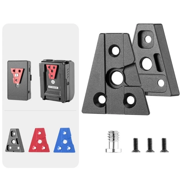 METAL V LOCK Battery Connection Plate for Camera and Video Applications ...