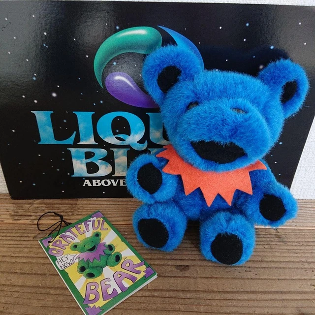 GRATEFUL DEAD BEAR Liquid Blue Old Plush 7Inch £83.66 - PicClick UK