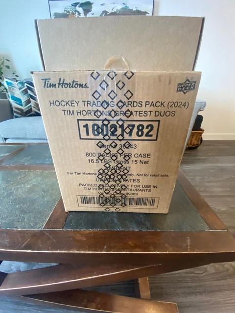 2024 TIM HORTONS DUOS HOCKEY CARDS 100-PACK BOX - GRETZKY? ROY? LEMIEUX ...