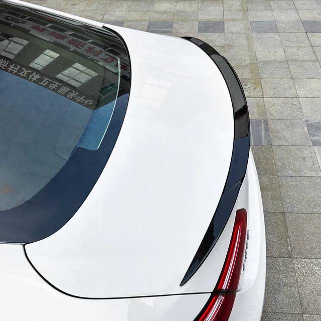 SPOILER AILERON BECQUET de Noir Brillant Pour Mercedes-Benz Classe E ...