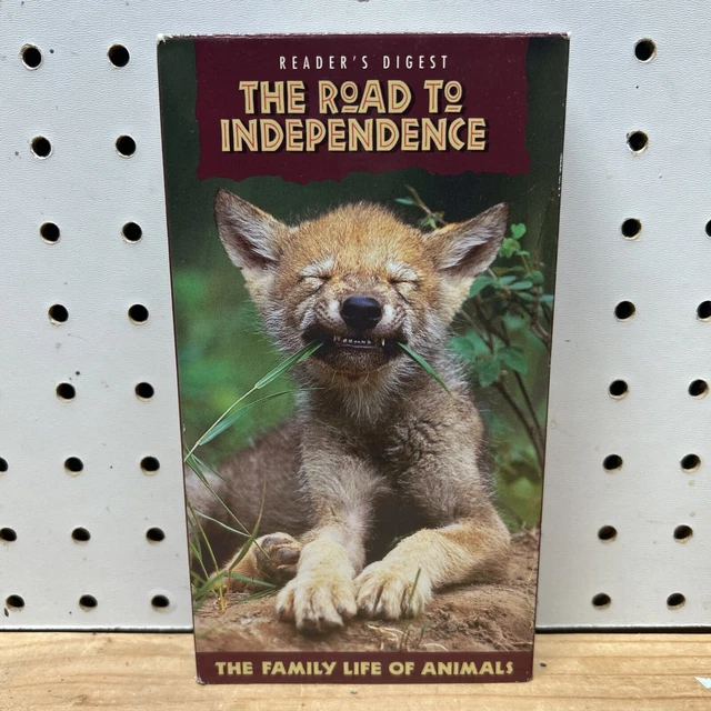 READERS DIGEST THE Road To Independence VHS The Family Life Of Animals ...