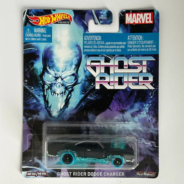 HOT WHEELS PREMIUM Ghost Rider Dodge Charger Pop Culture [combine P&P ...