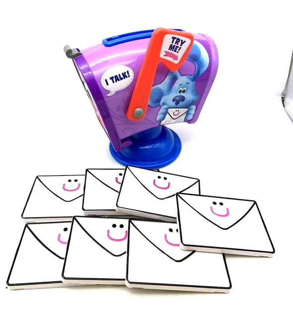 BLUES CLUES & You MAIL TIME Mailbox Talking with 7 Letters Mail Pieces ...