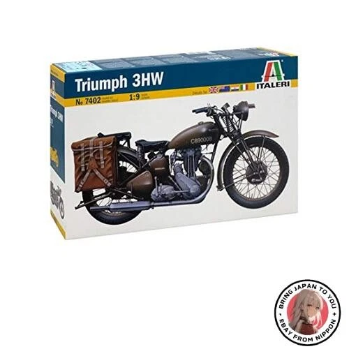 NEW CARSON ITALERI 1/9 Scale WWII British Army Triumph 3HW Military ...