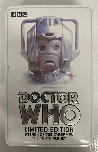 DOCTOR WHO LIMITED Edition VHS Tin - Attack Cybermen & Tenth Planet £4. ...
