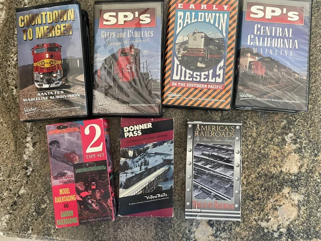 REDUCED! RAILROAD & Train VHS Tapes Lot of 5+2 Tape Set £36.43 ...