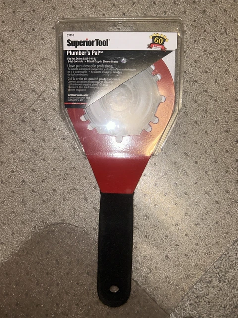 SUPERIOR TOOL 3710 Drain Wrench,Zinc And Rubber $19.99 - PicClick