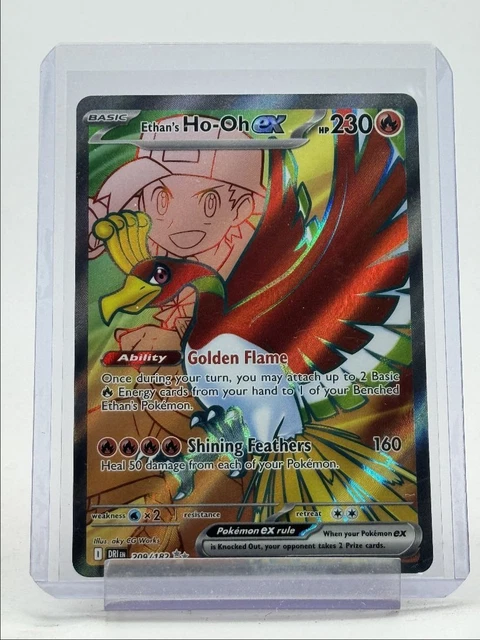ETHAN'S HO-OH EX 2025 Pokemon Destined Rivals Ultra Rare 209/182 Q0513 £0.74 - PicClick UK