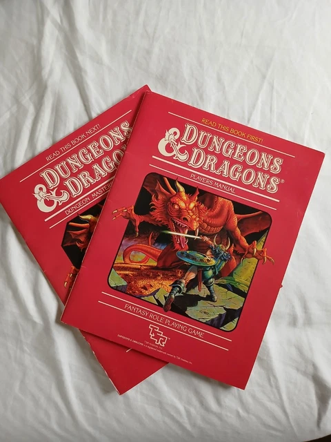 DUNGEONS & DRAGONS Basic Rules Set 1 TSR Original 1983 - Rulebooks Only £17.80 - PicClick UK