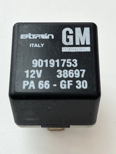 *GENUINE* GM VAUXHALL Bitron 5 Blade 12V Relay Black 90191753 / 38697 £ ...