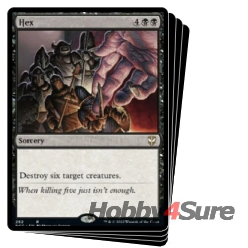 HEX X4 M/NM Magic: The Gathering MTG rues de New Capenna: Commander EUR ...