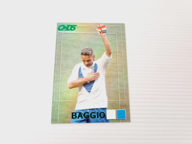 CARTE ROBERTO BAGGIO E10 Emozioni Football Cards 2005 Panini CC05 ...
