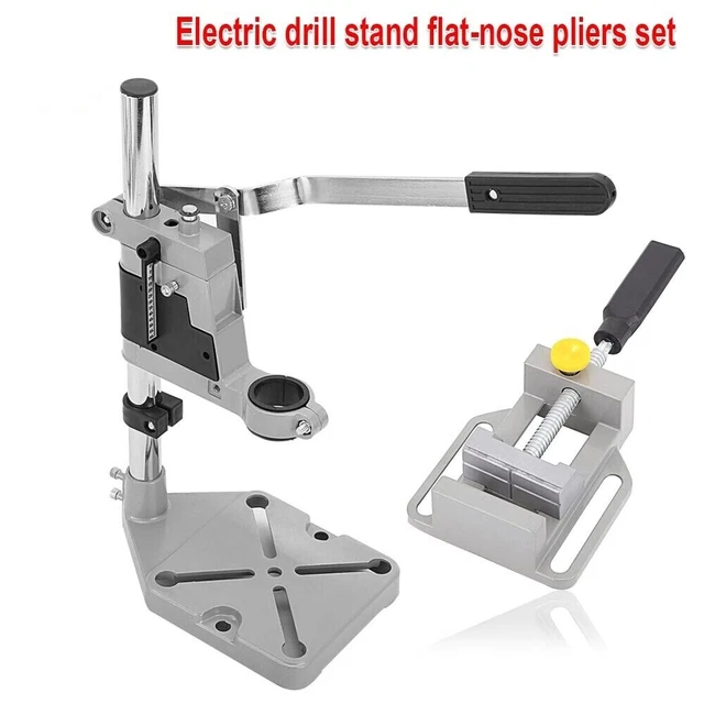 HAND DRILL PRESS Stand Bench Pillar Pedestal Clamp 38-43mm Drilling ...