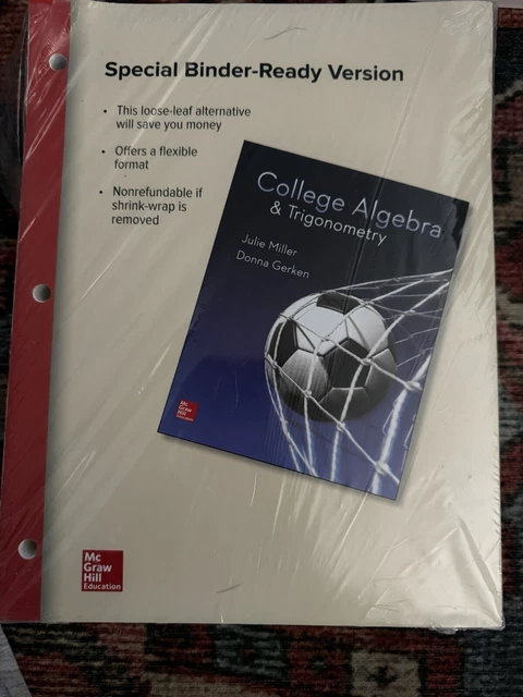 SCHNELLER VERSAND! COLLEGE Algebra & Trigonometrie Julie Miller & Donna ...
