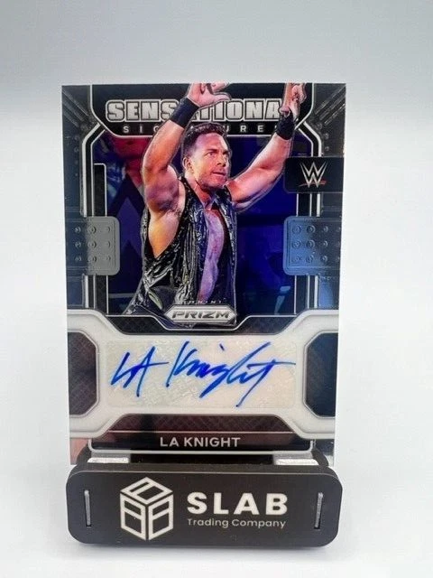 2022 CARTA AUTOGRAFA autografa 2022 Panini Prizm WWE LA Knight ...