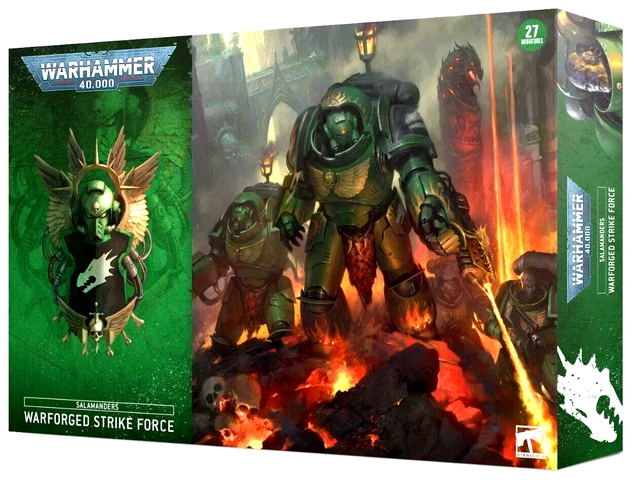 WARFORGED STRIKE FORCE Salamanders Battleforce Set Warhammer 40K NIB £ ...