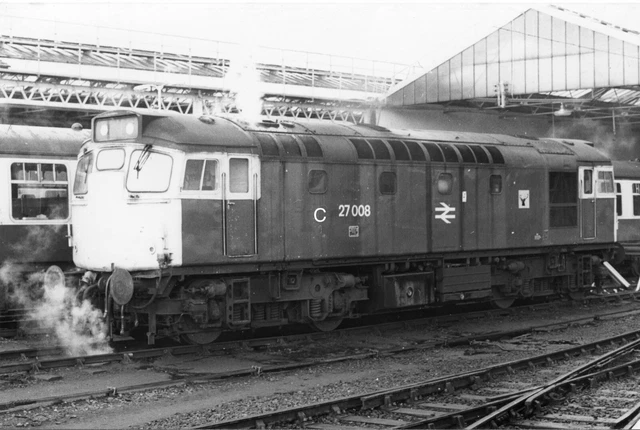 BRITISH RAILWAY B.R Photograph - Class 27 27008 At Inverness 04/03/1985 ...