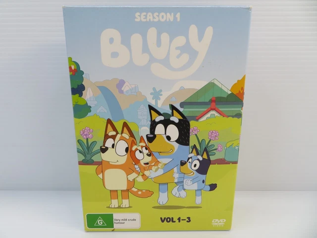 BLUEY SEASON 1 Volumes 1,2,3 Boxset - DVD - Region 4 - Fast Postage ...