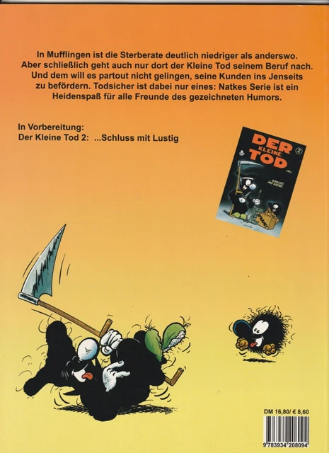 DER KLEINE TOD #1 ... Todernst, Unser 2001 COMICALBUM TOP Z0-1 NEUW ...