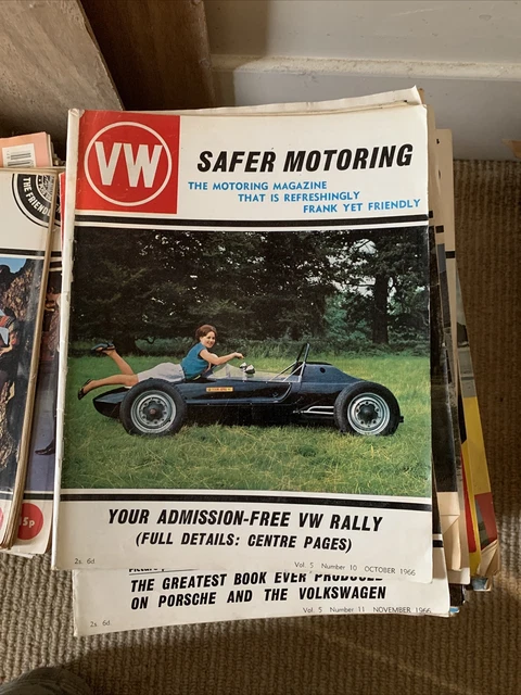 VW SAFER MOTORING magazines From The 1960s To 1980s Almost Every Copy £ ...