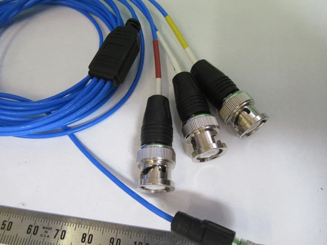 CABLE FOR TRIAXIAL Accelerometer Sensor 1/4-28 BNC As Pictured Q9-ft-94 ...