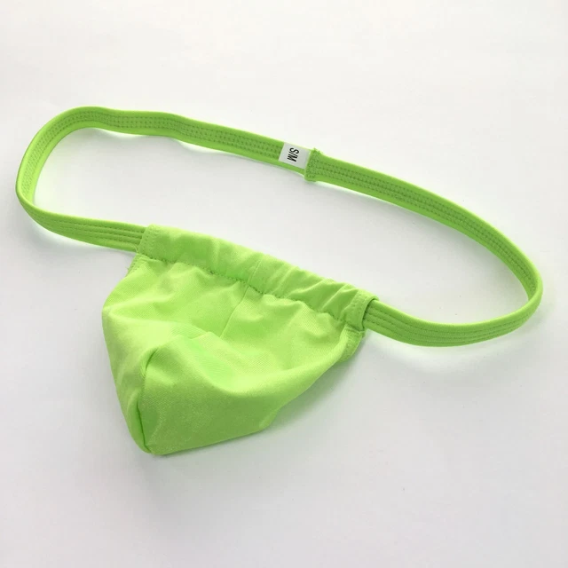 K1101 MENS BULGE Pouch String Thong G String Jocks Swimsuit Adjustable ...
