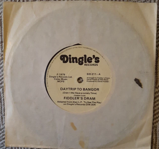 VINTAGE VINYL - DAYTRIP TO BANGOR by FIDDLER'S DRAM 7 INCH 45 RPM £4.31 ...