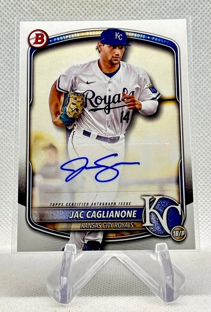 2025 BOWMAN JAC Caglianone Prospect Auto #BPA-JC - Royals $138.25 ...