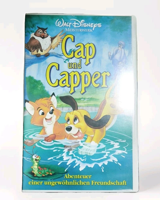 CAP UND CAPPER VHS Walt Disney Meisterwerke Hologramm Sammlerstück sehr ...