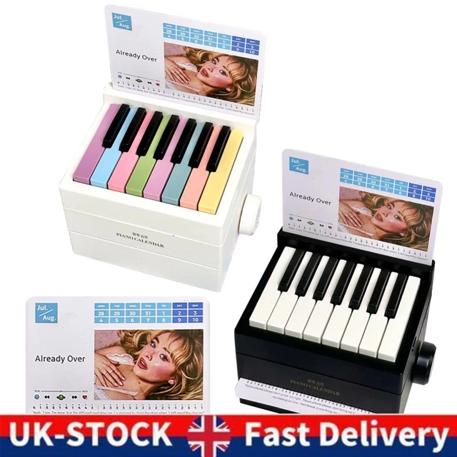 SINGER PIANO CALENDAR 2025 Playable Music Sheets Mini Piano Calendar £ ...