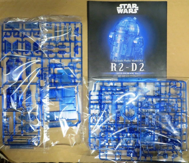 BANDAI R2-D2 HOLOGRAM Version 1/12 Scale Plastic Model Kit Star Wars £ ...