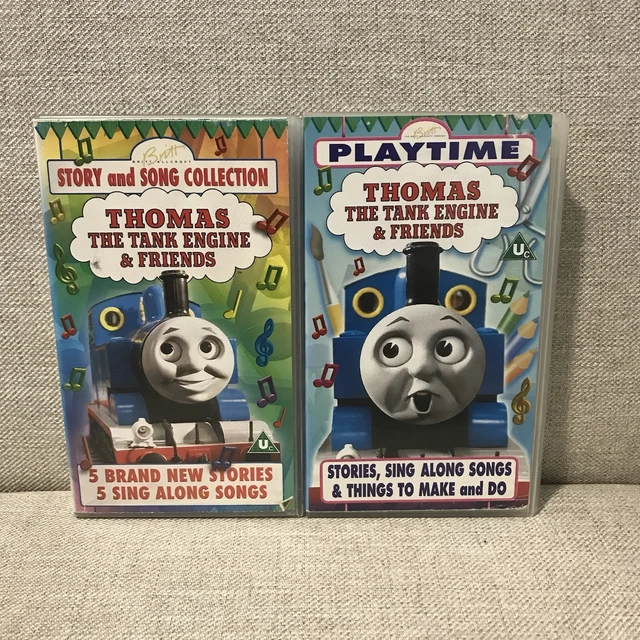 2 THOMAS THE Tank Engine Bumper Vhs Video - Story And Song Collection ...