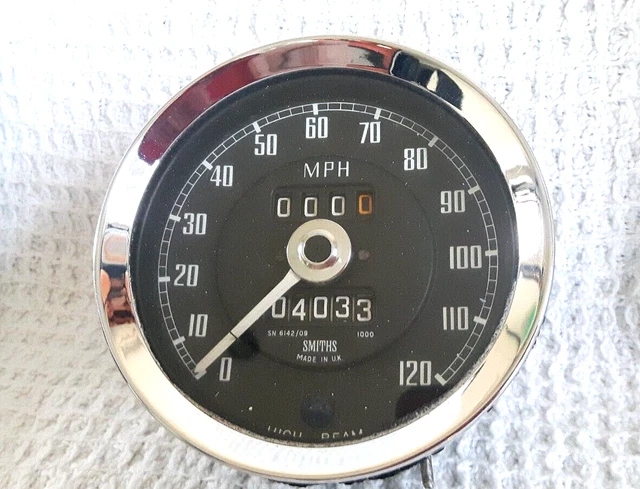 MGB MG B Midget Tachimetro Speedo Orologio Calibro Strumento Quadrante ...